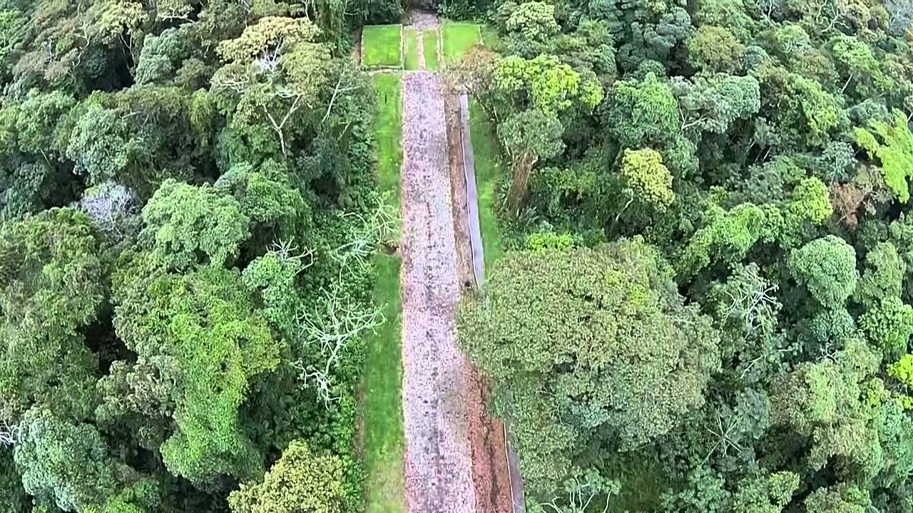 Monumento Nacional Guayabo desde el aire - YouTube