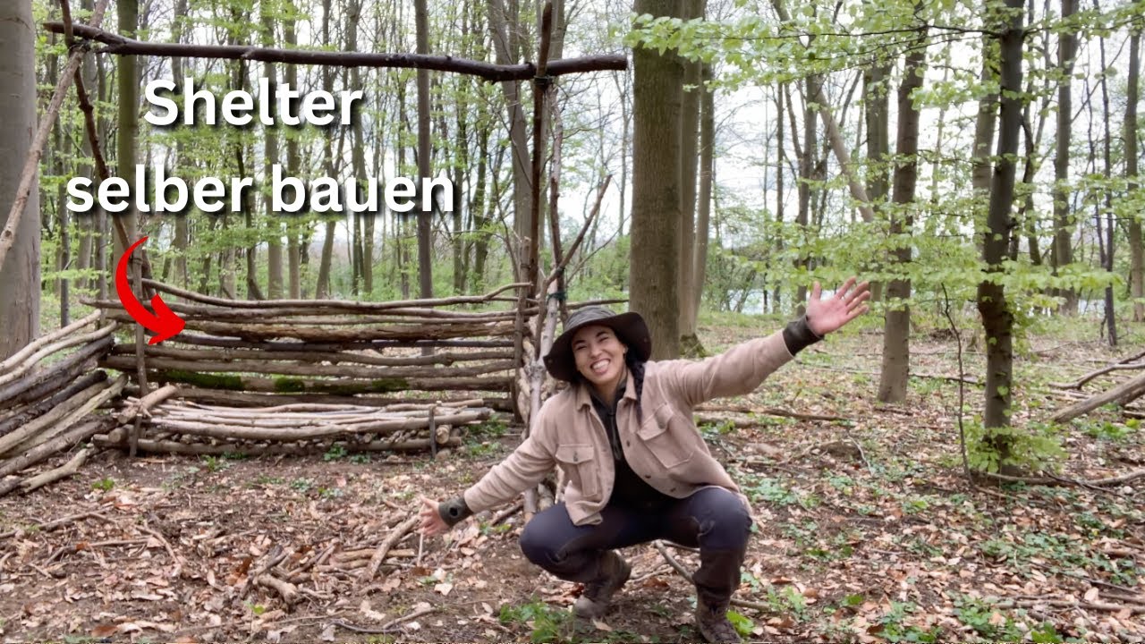 Shelter bauen im Wald - Bushcraft & Survival Shelter | outdoor ...