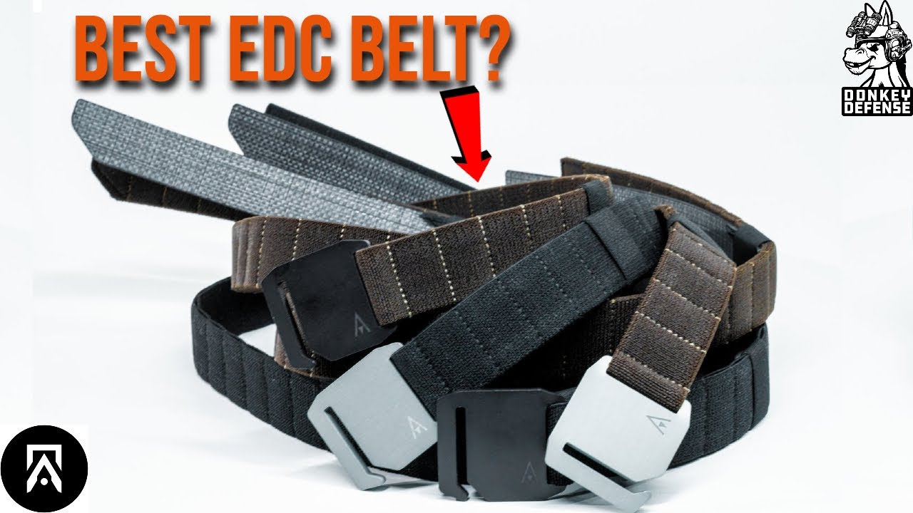 An Actually Comfortable EDC Belt? The Agonic EDB - YouTube