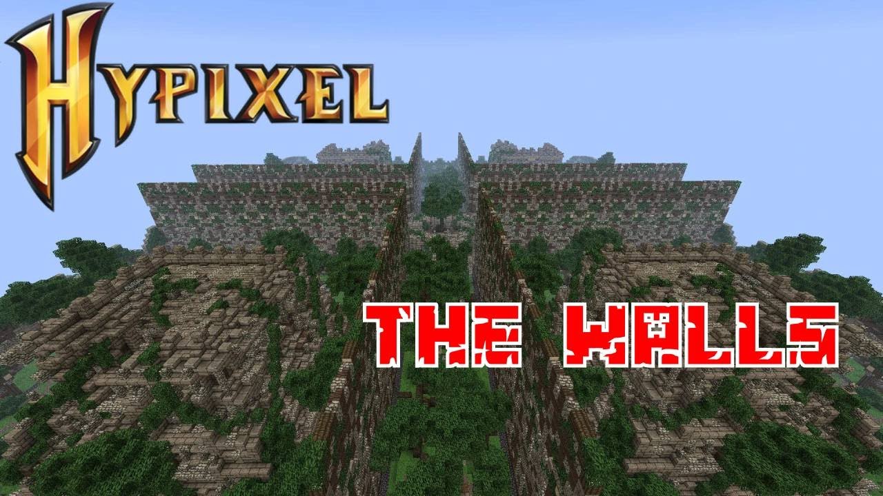 Minecraft But It's HYPIXEL WALLS - YouTube