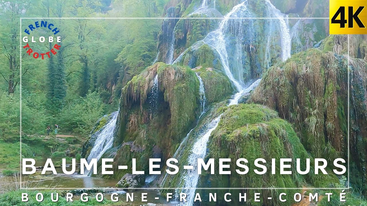 Reculée de BAUME-LES-MESSIEURS 🇫🇷France stunning walk tour 4K Cascade ...
