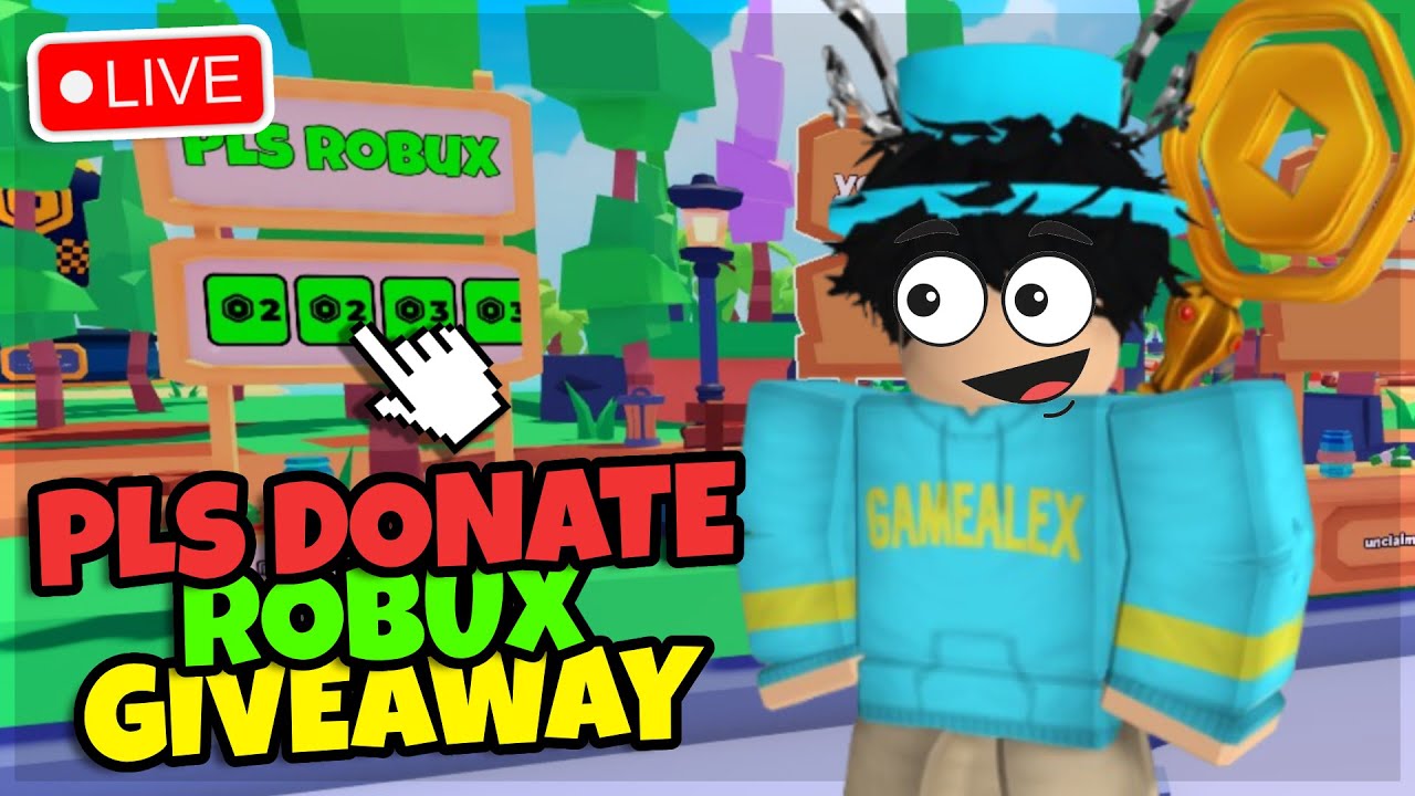 🔴Roblox Pls Donate🔴| Donating Robux To Subscribers (On The Road To 3k ...