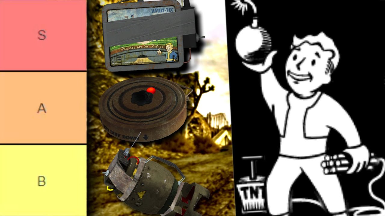 The Ultimate Fallout New Vegas Placed Explosives Tier List - YouTube
