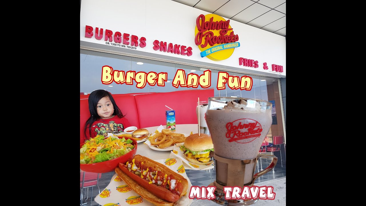 Johnny Rockets Muscat Oman | American Burger | #MixTravel - YouTube