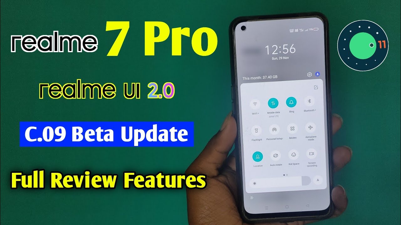 Beta C.09 Realme 7 Pro Realme Ui 2.0 Update | Realme 7 Pro Realme Ui 2. ...