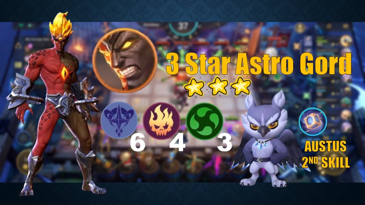 EASY WAY TO HAVE 3 STAR GORD WITH AUSTUS SKILL 2! | ASTRO GORD ...
