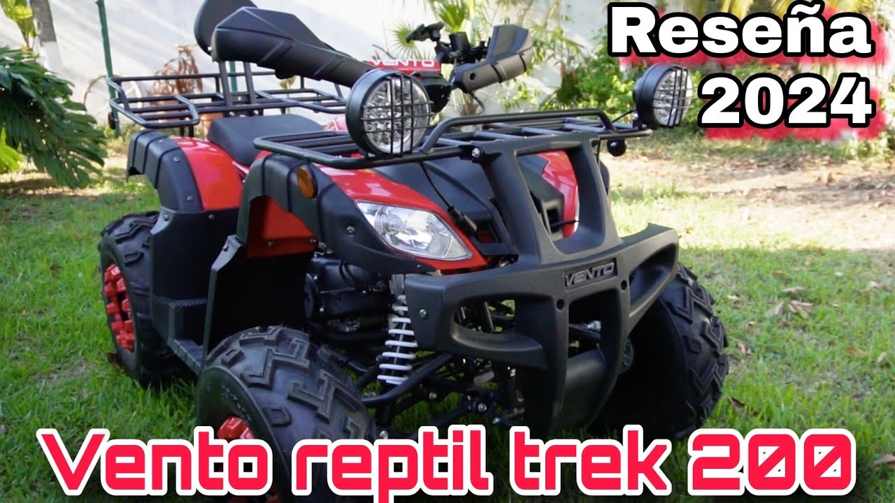 VENTO REPTIL TREK 200cc REVISIÓN 2024 / cuatrimoto barato. - YouTube