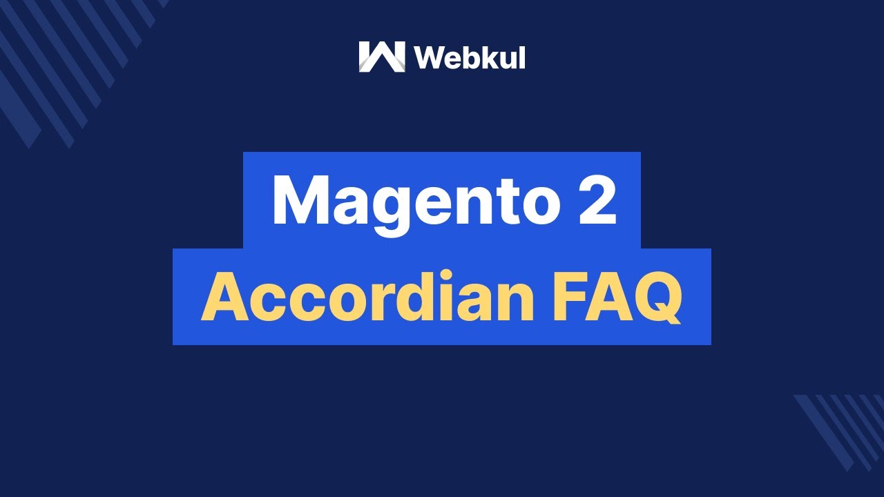 Accordion Faq For Magento2 Youtube