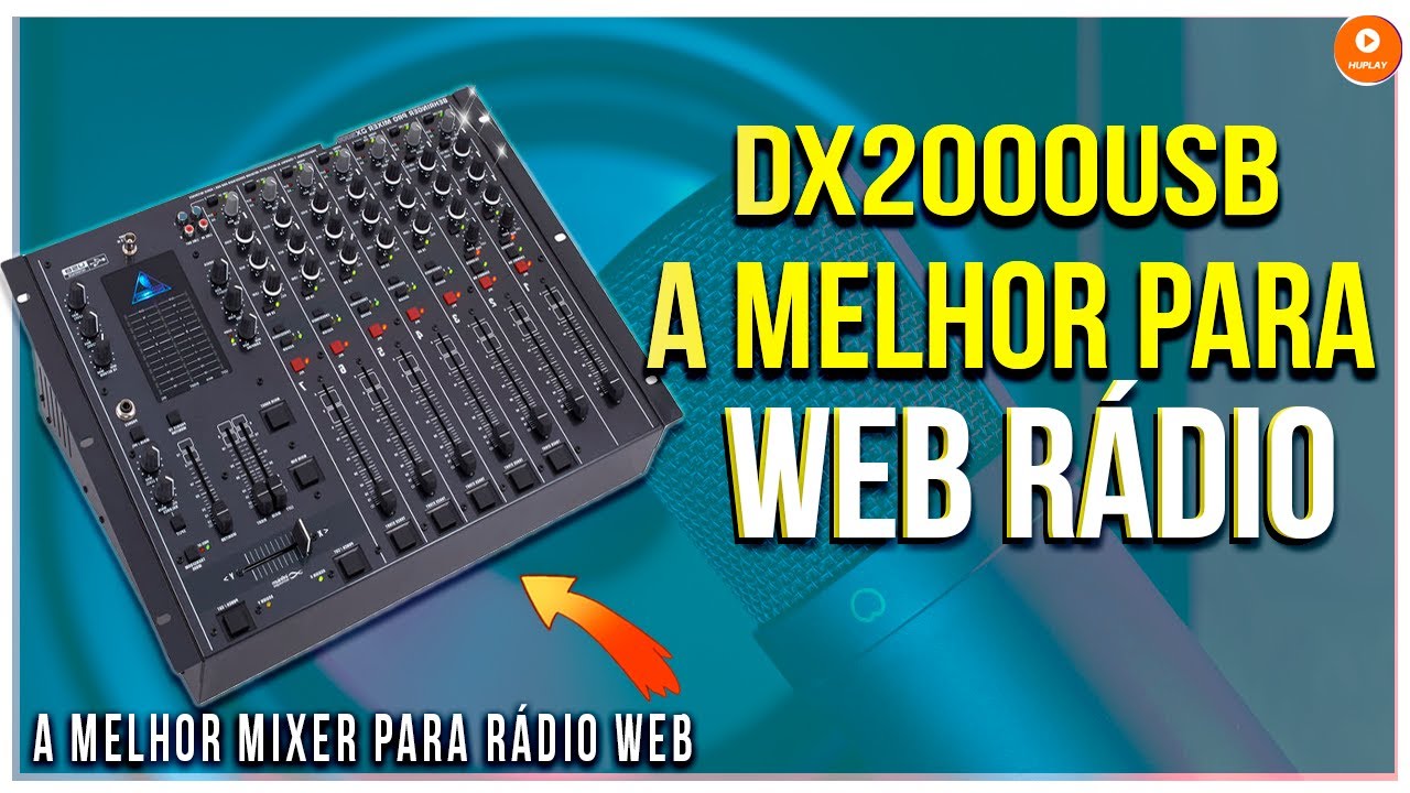 BEHRINGER DX2000USB - MIXER PARA WEB RÁDIO - YouTube