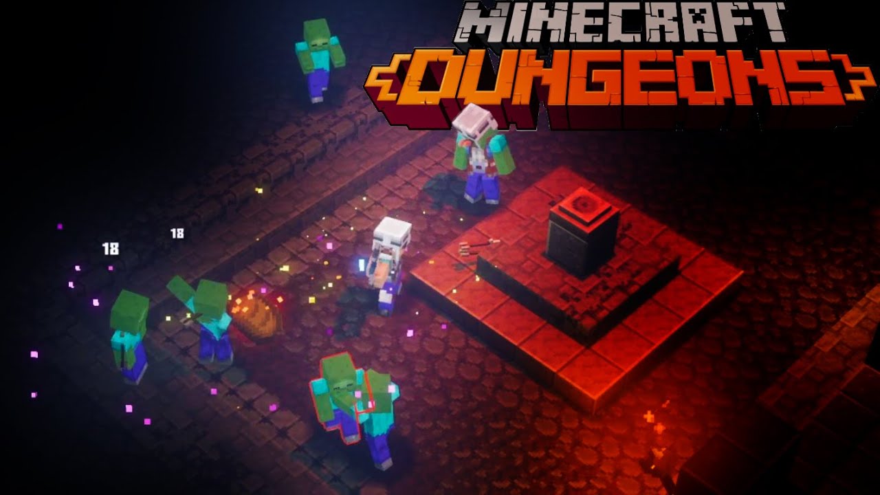 The Horde of Zombies - MINECRAFT DUNGEON - YouTube