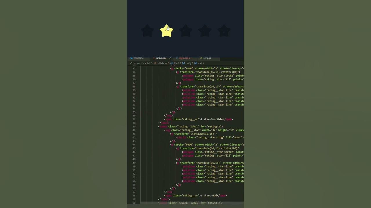 Pure Css Star Rating Widget How To Create Star Rating In Html And Css 5 Star Rating Css Widget