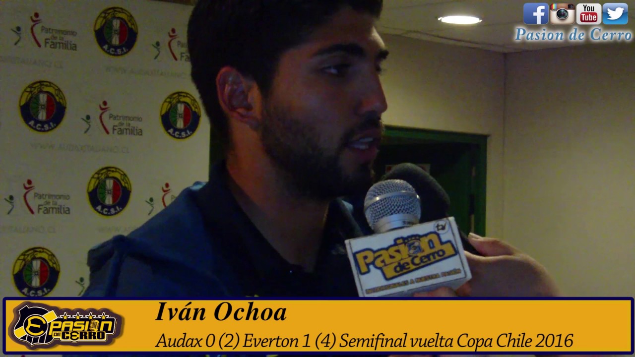 Ivan Ochoa Audax 0(2) Everton 1(4) Semifinal vuelta Copa Chile 2016 ...