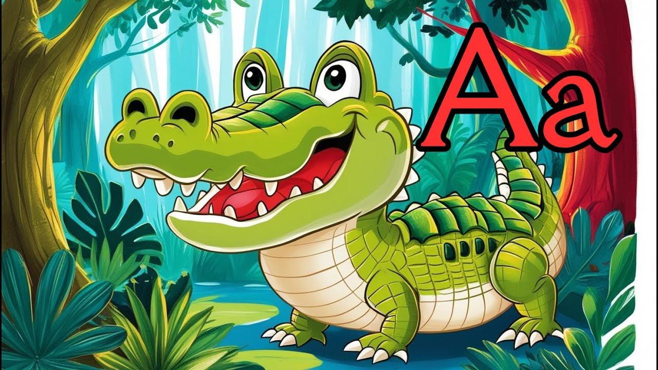 (TGN) Alphabet Short Story - Alex the Adventurous Alligator - YouTube