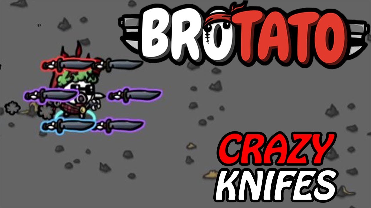 Crazy Knife Build | Ez Boss Run | Brotato: Early Access - YouTube