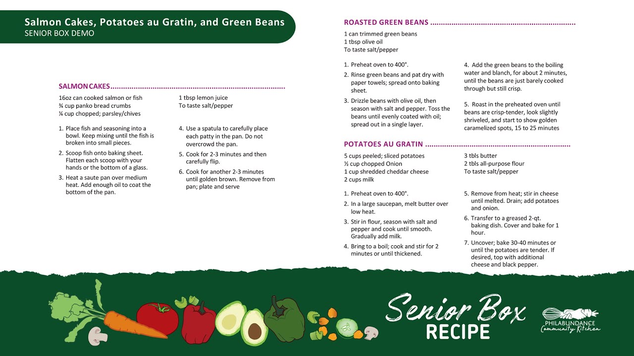 Senior Box Cooking Demo | Chef Samir - YouTube