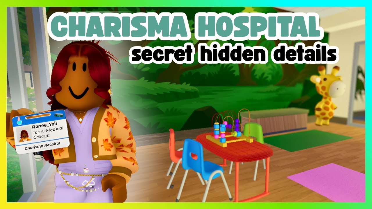 CHARISMA HOSPITAL ROBLOX SECRET HIDDEN DETAILS - YouTube