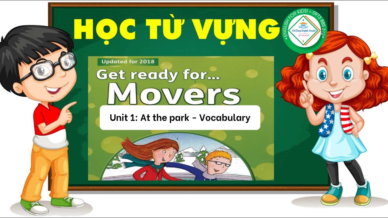 GET READY FOR MOVERS - UNIT 1: AT THE PARK - VOCABULARY - YouTube