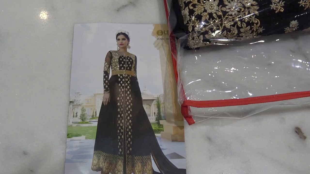 Black Salwar kameez - Product Display by Dumdu - YouTube