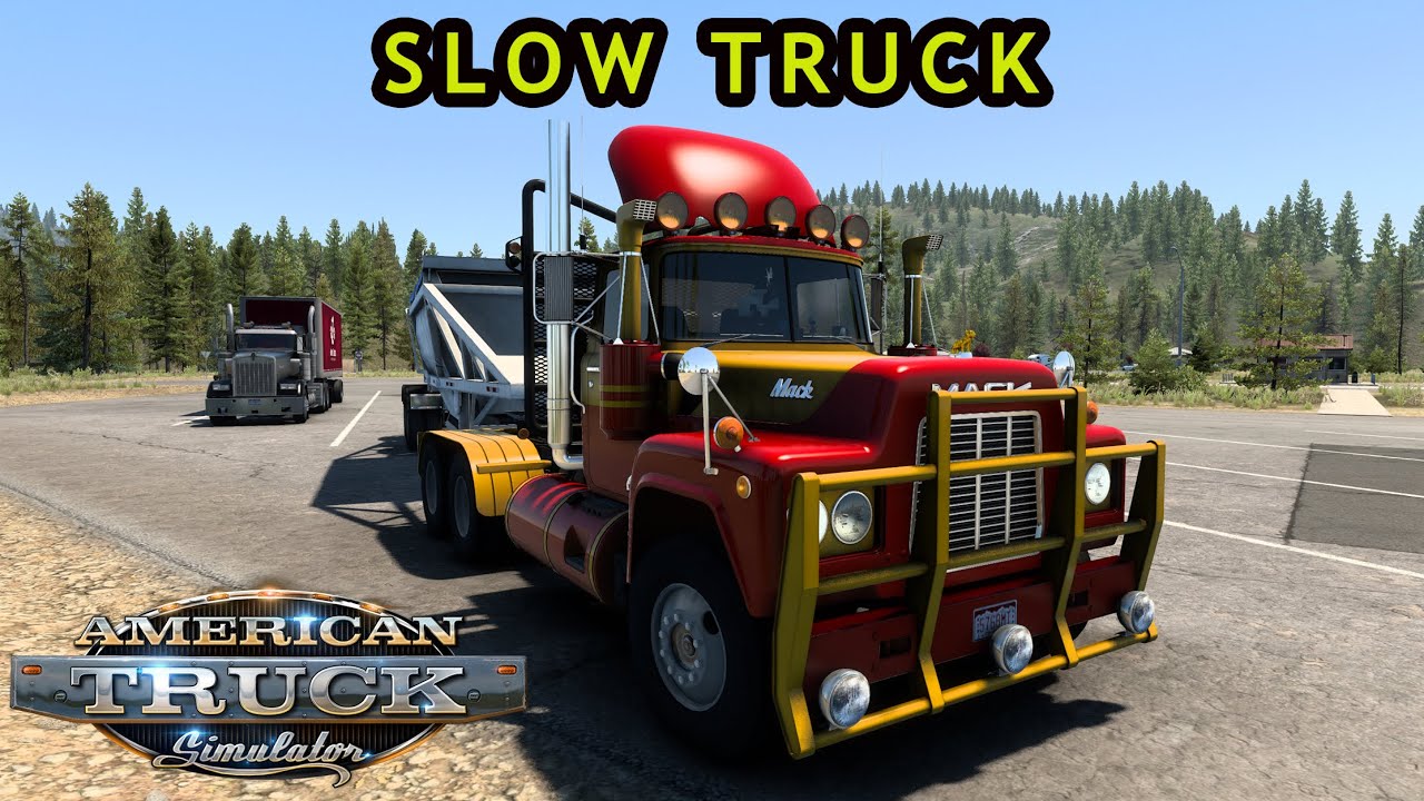 American Truck Simulator | Slow and Relaxing Drive with Mack R Series ...