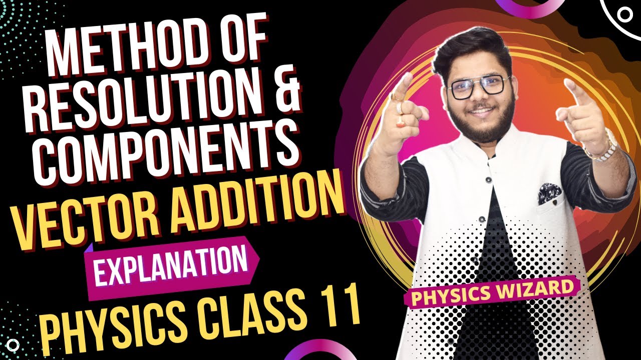 5. METHOD OF COMPONENTS OR RESOLUTION FOR VECTOR ADDITION ⭐⭐ PHYSICS ...