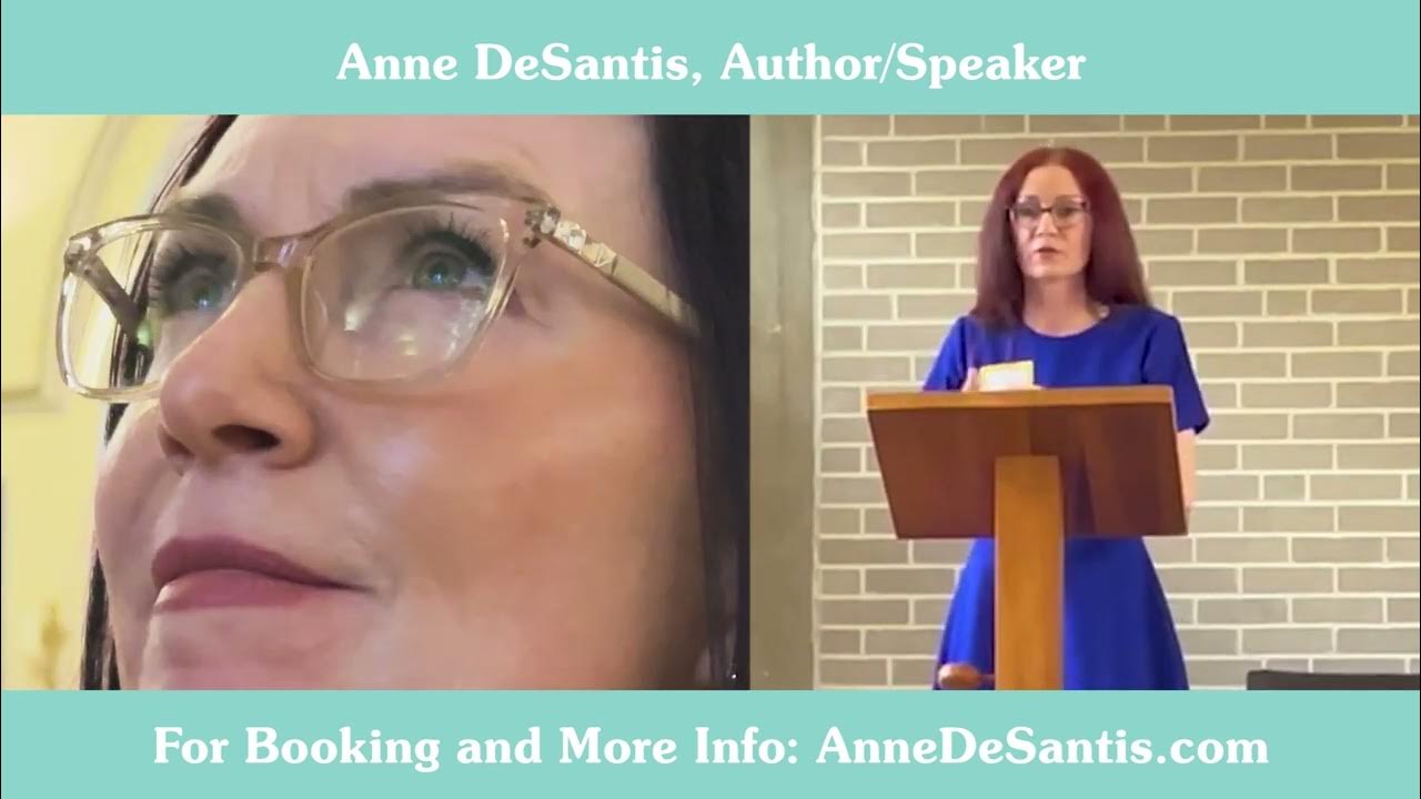 Anne DeSantis Speaking Events Promo Video - YouTube