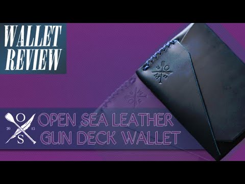 Open Sea Leather Gun Deck wallet - YouTube