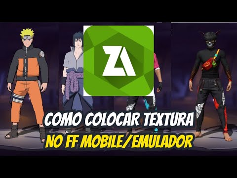 ️ COMO COLOCAR TEXTURA em QUALQUER CELULAR ( mobile / emulador ) EM ...