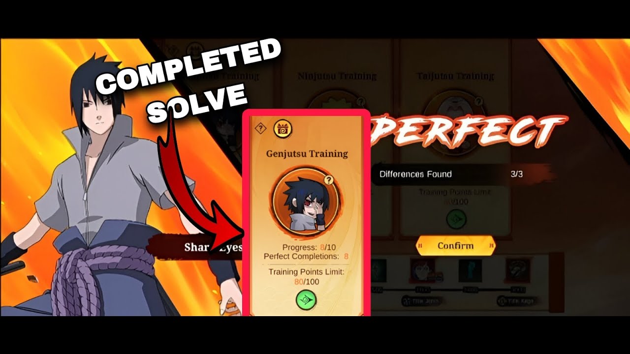GENJUTSU TRAINING Stage 1 to 8 Solve MLBB - YouTube