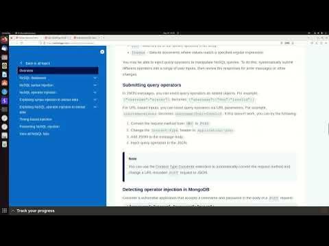 Exploiting NoSQL injection to extract data - YouTube