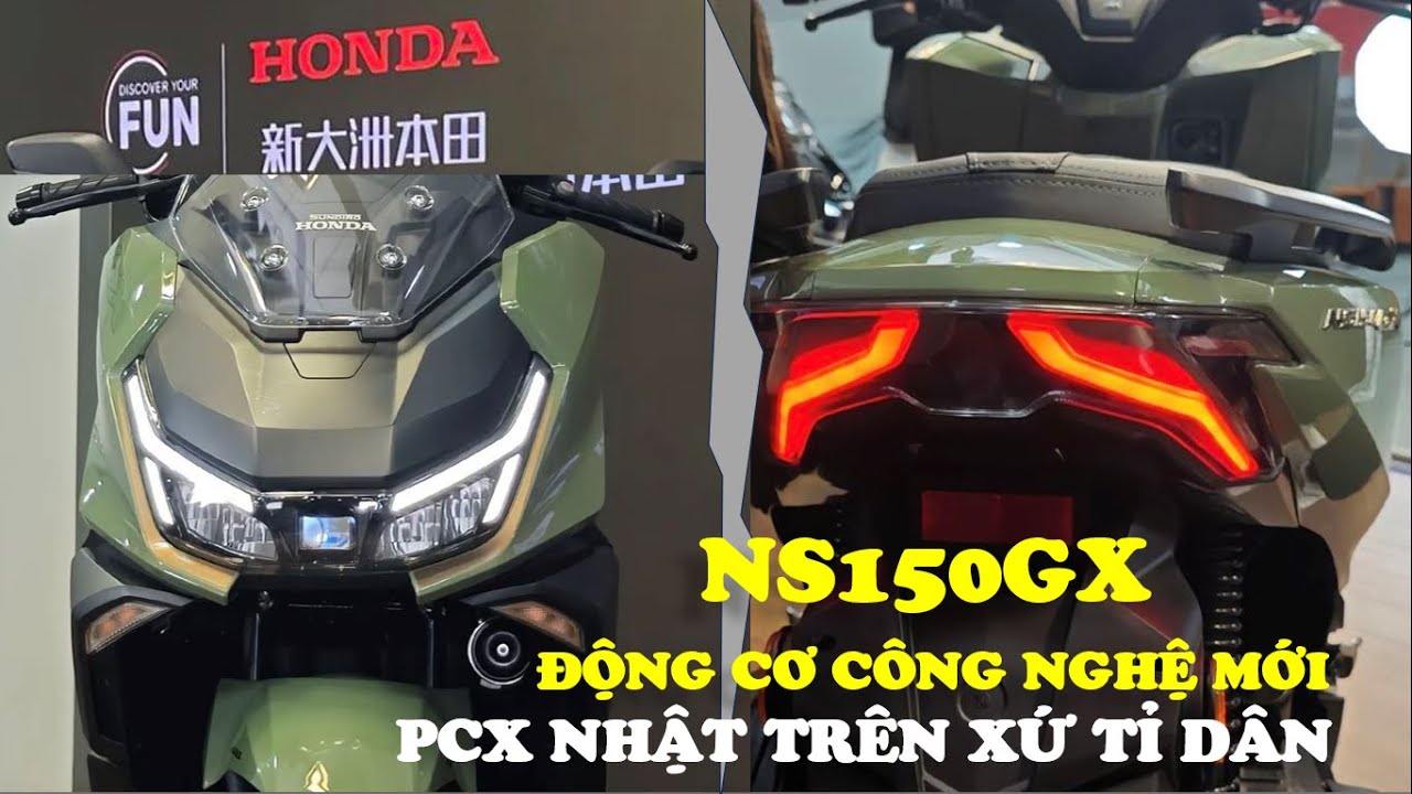 HONDA NS150GX_ĐỘC ĐÁO PHIÊN BẢN KHÁC CỦA PCX_DÀNH CHO THỊ TRƯỜNG TỈ DÂN - YouTube