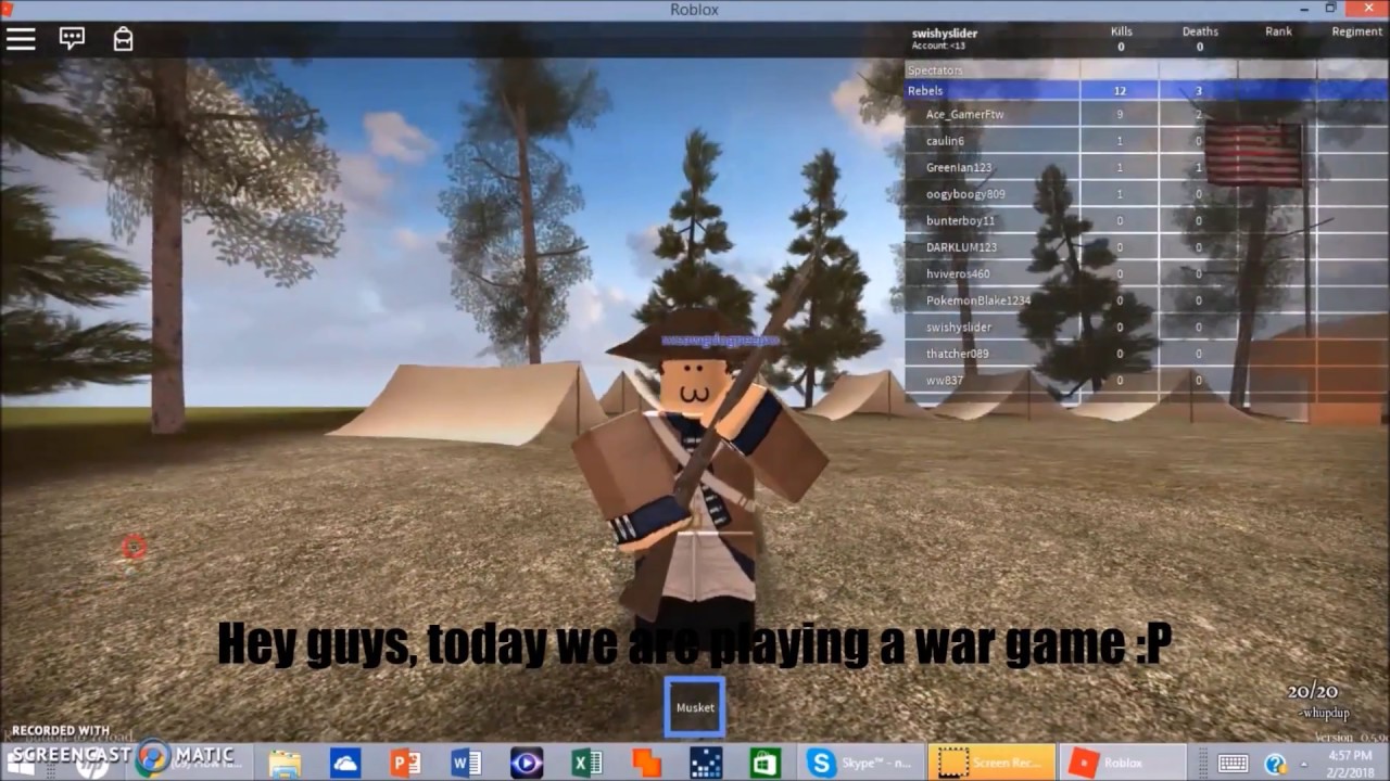 Roblox Revolutionary War! - YouTube