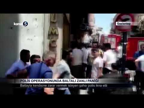 Polis Operasyonunda Baltalı Zanlı Paniği