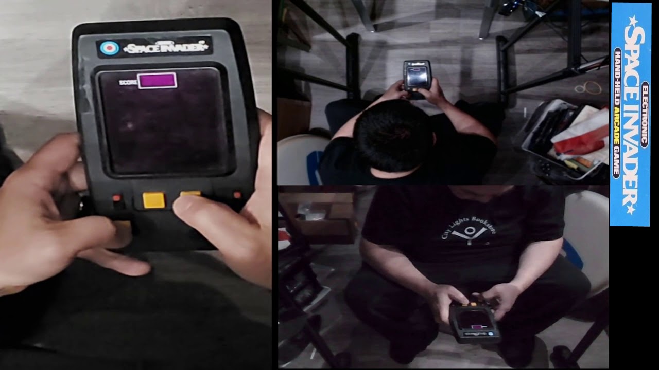 Entex Space Invader handheld from 1980 - YouTube