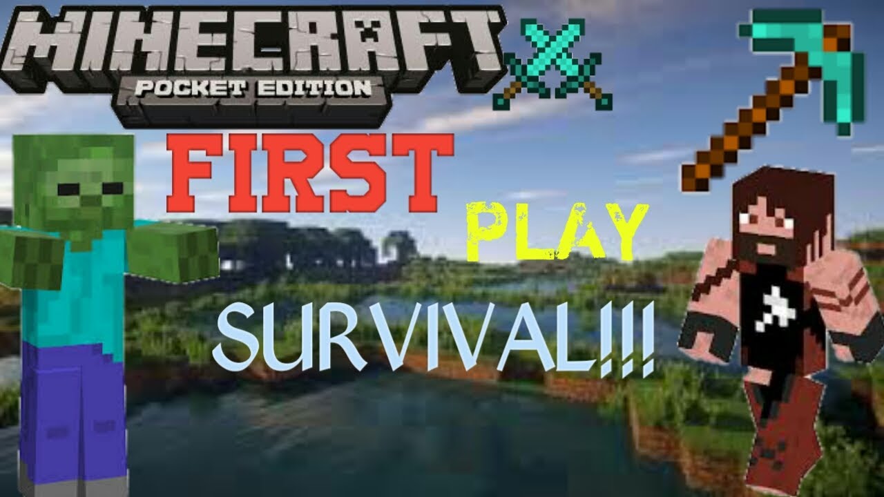 First Play Survival in Minecraft #1 - YouTube