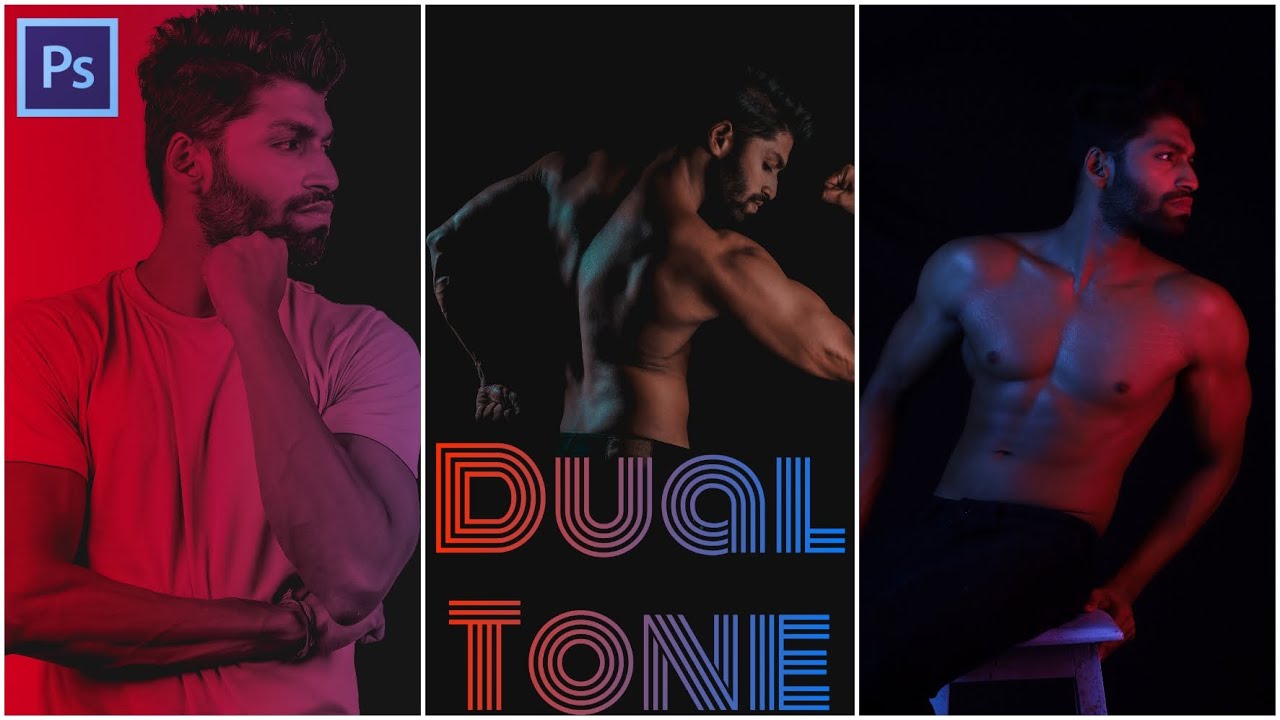 Dual Lighting Effect With Just 5 Layers In Photoshop || Simple And Easy ...