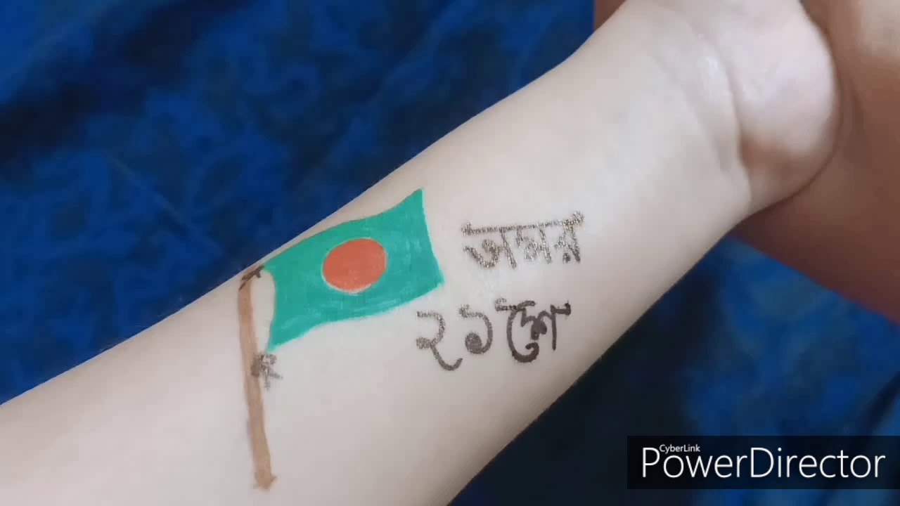 21 February hand art| hater noksha| potaka art - YouTube