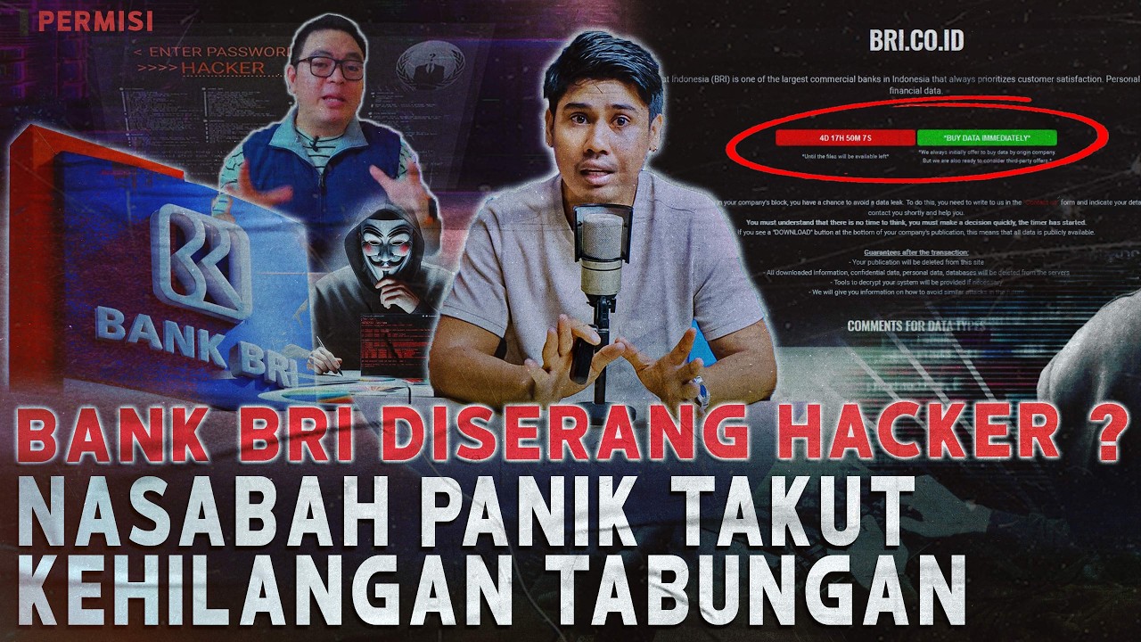 BANK BRI DISERANG HACKER RAMSOMWARE BHAZE? NASABAH PANIK TAKUT ...