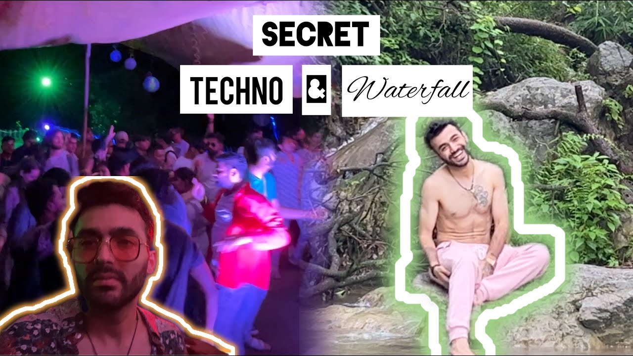 Secret Techno Gathering & Waterfall. #rishikesh Hill Top | Naman Dua Vlog | - YouTube