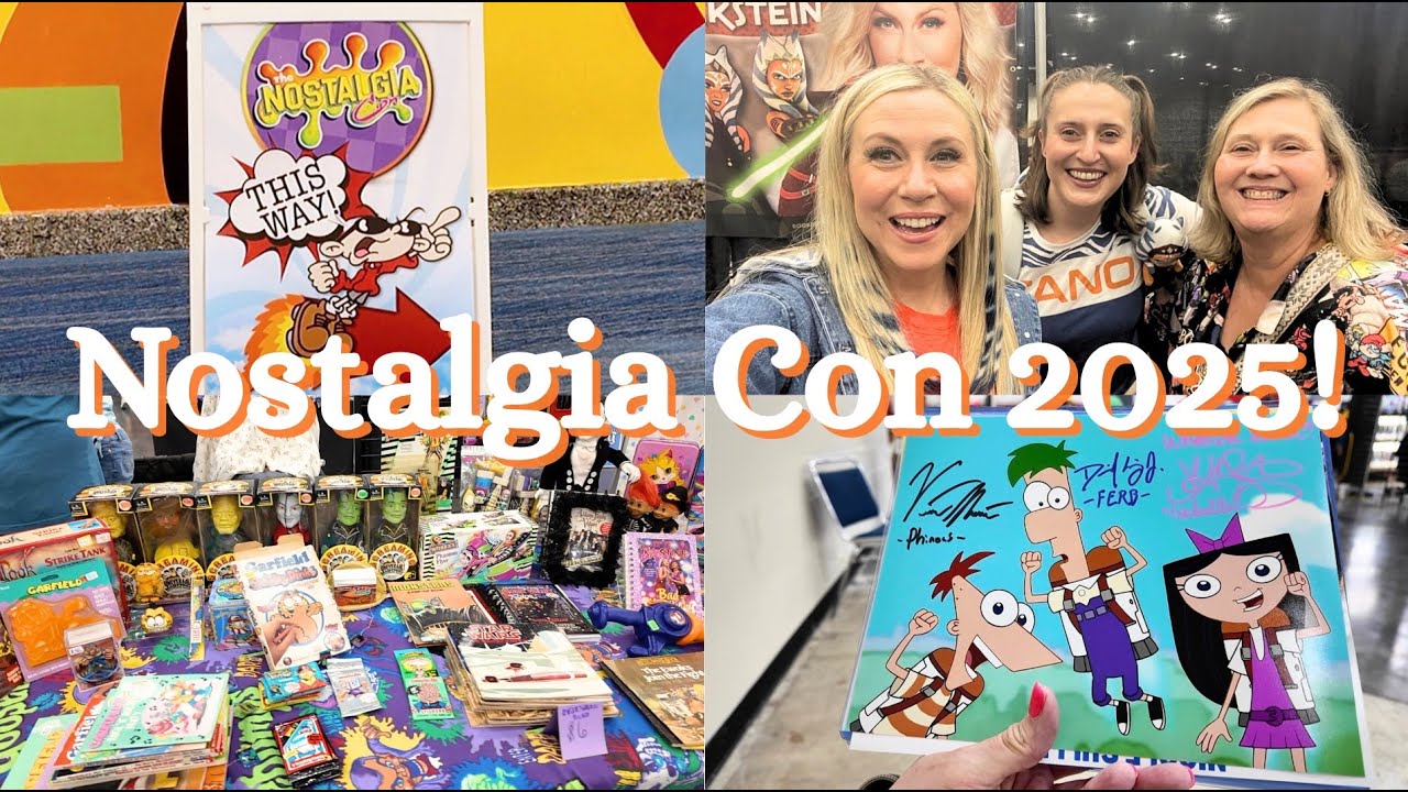 Nostalgia Con 2025! Meeting Special Guests & Exhibitor Floor Walk ...