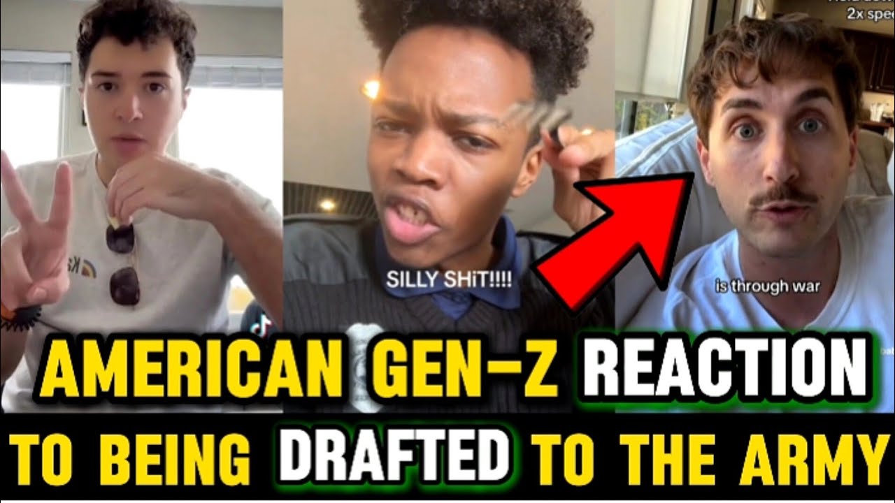 How American GEN-Z Reacted To Being Drafted In The Army # ...