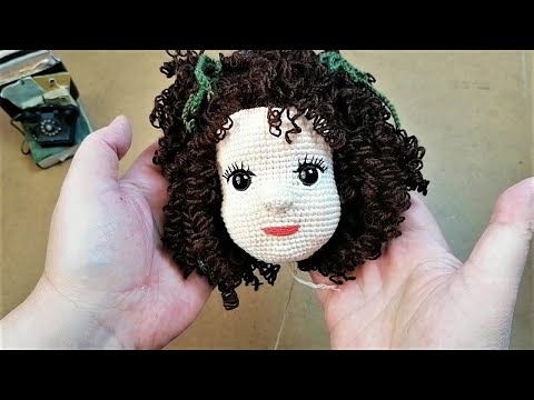 5)-amigurumi ÖYKÜ bebek saç yapılışı.