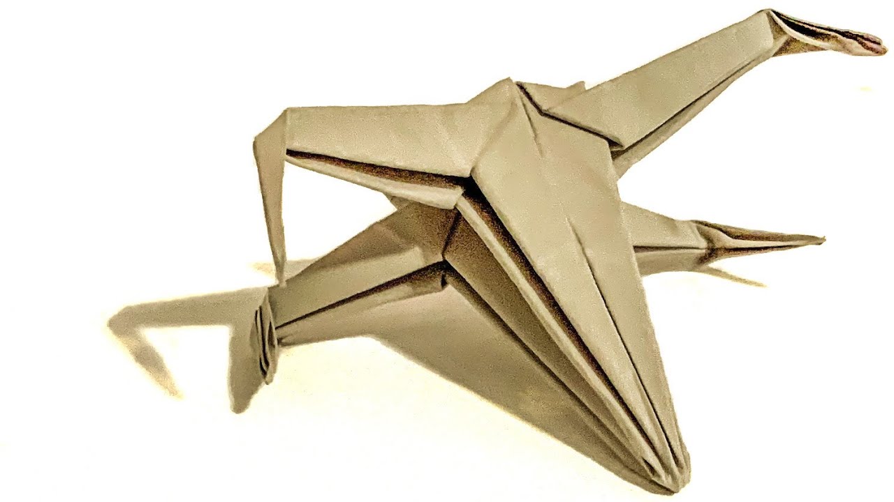 Origami X-wing Fighter - Star Wars Origami - YouTube