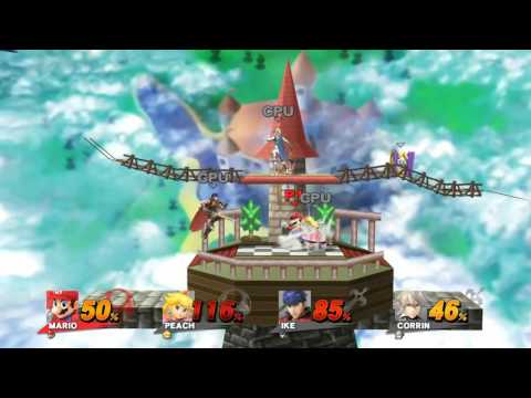 Mario's Smash Battles: VS. Peach, Ike & Corrin