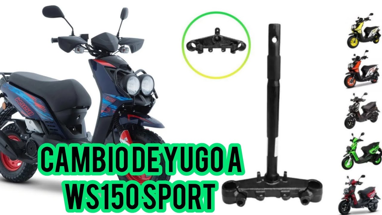 cambio de yugo a italika ws150 sport ( completo) - YouTube