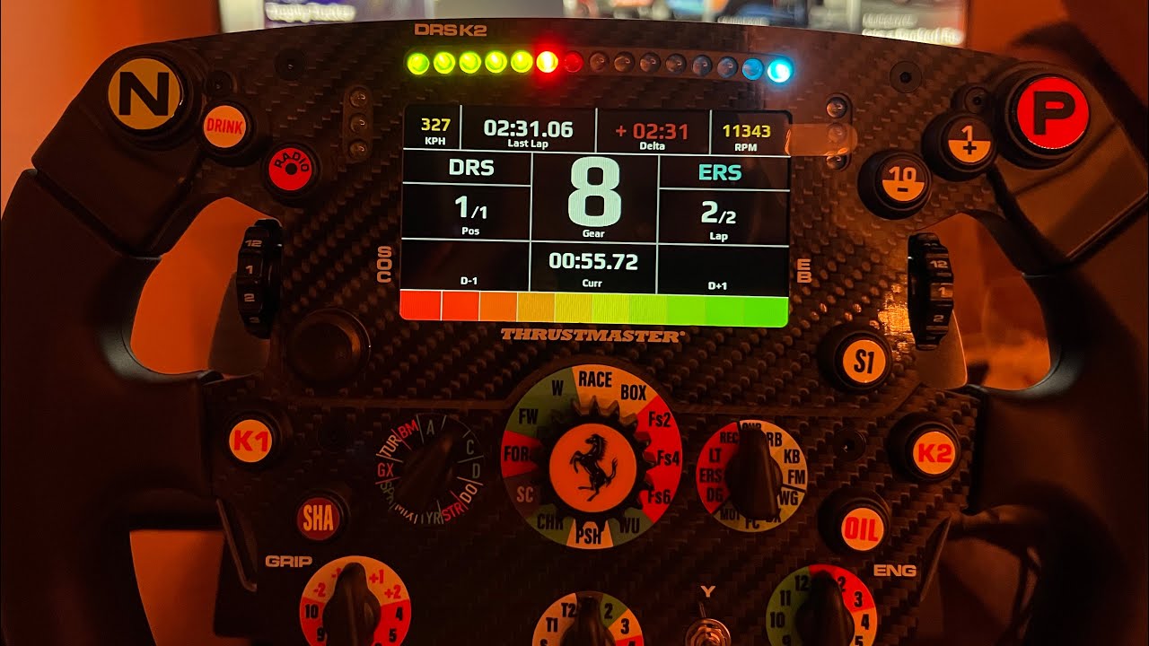 Thrustmaster SF1000 telemetry options - YouTube