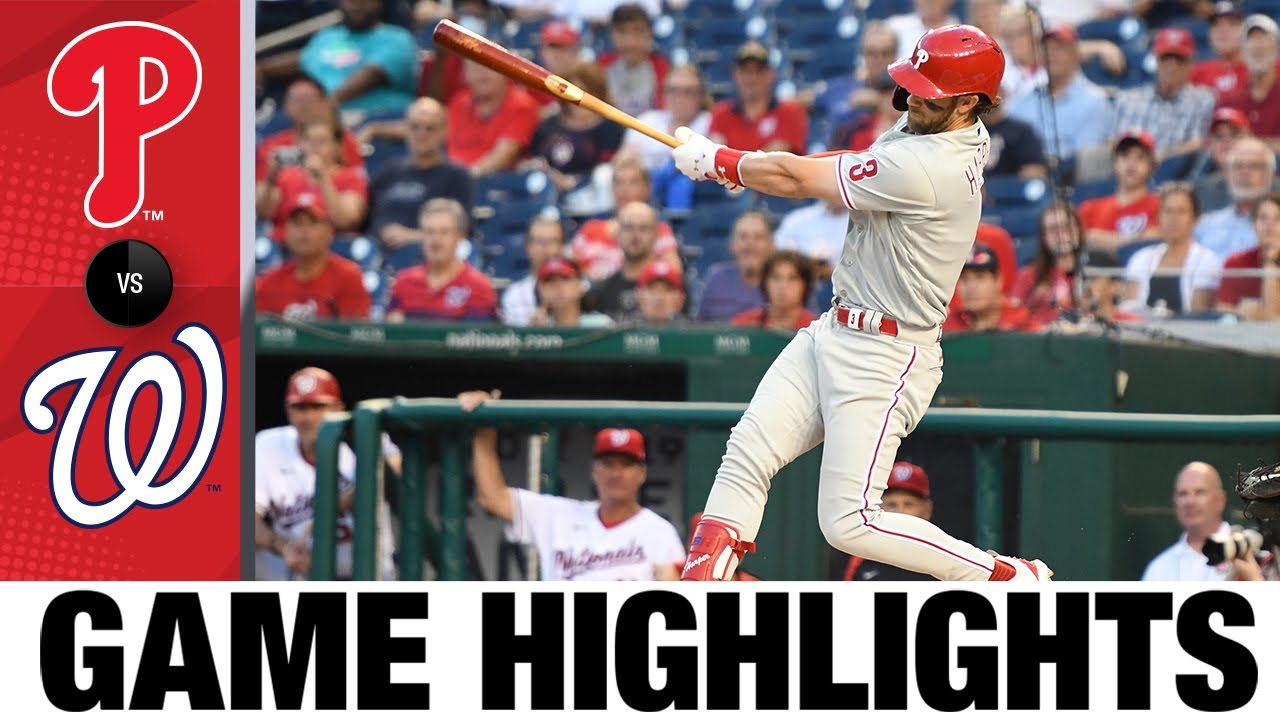 Phillies vs. Nationals Game Highlights (8/30/21) | MLB Highlights - YouTube