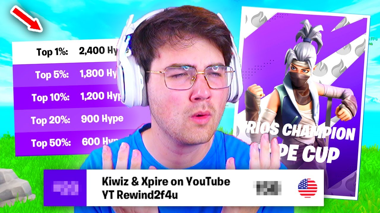 I played a Tournament for ARENA POINTS... (Fortnite Competitive FULL ...