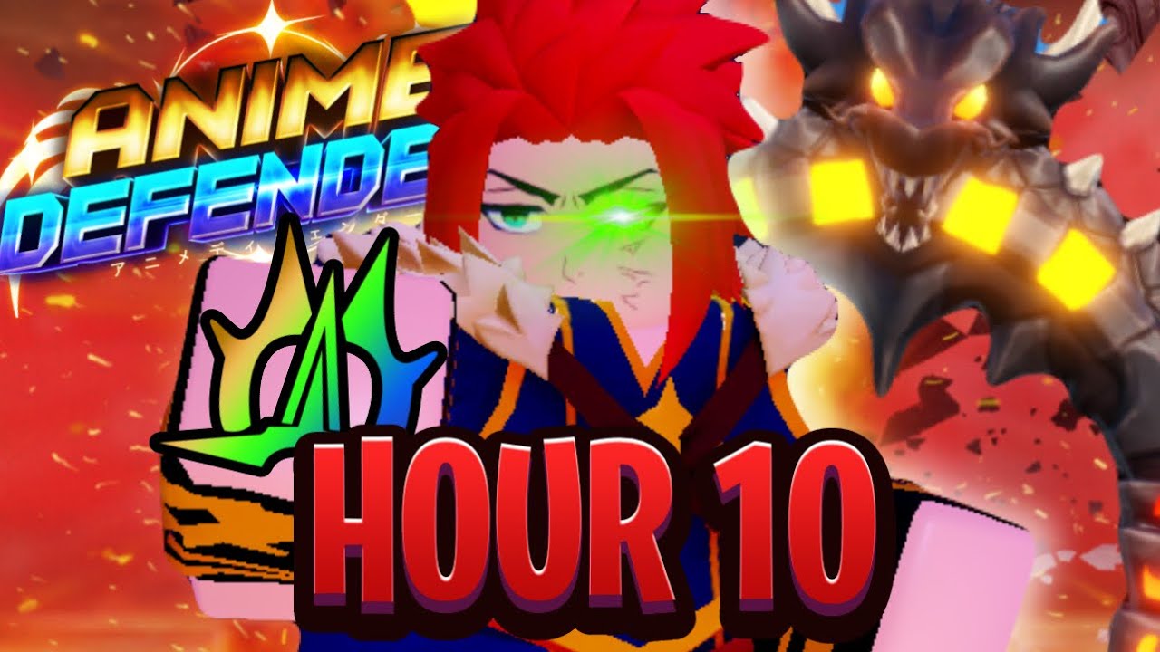 I Spent 10 Hours To Get STRONGEST Secret In Anime Defenders Update 4 ...