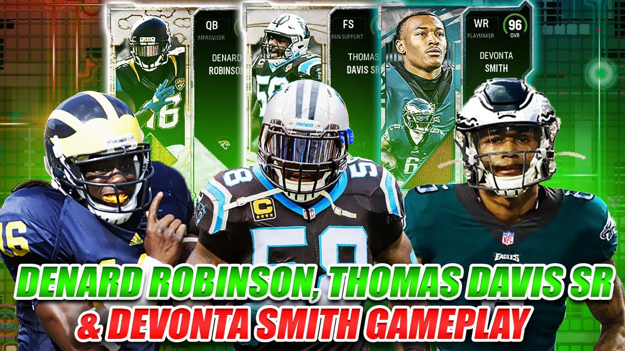 CAMPUS HEROES LTD DEVONTA SMITH, DENARD ROBINSON & FS THOMAS DAVIS GAMEPLAY! MADDEN 23 ULTIMATE ...