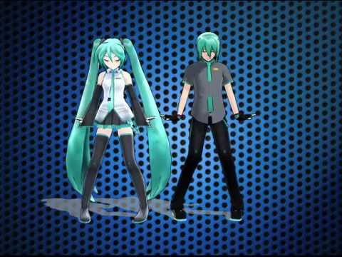 [MMD] Hatsune mikuo,Hatsune miku , -GALAXIAS